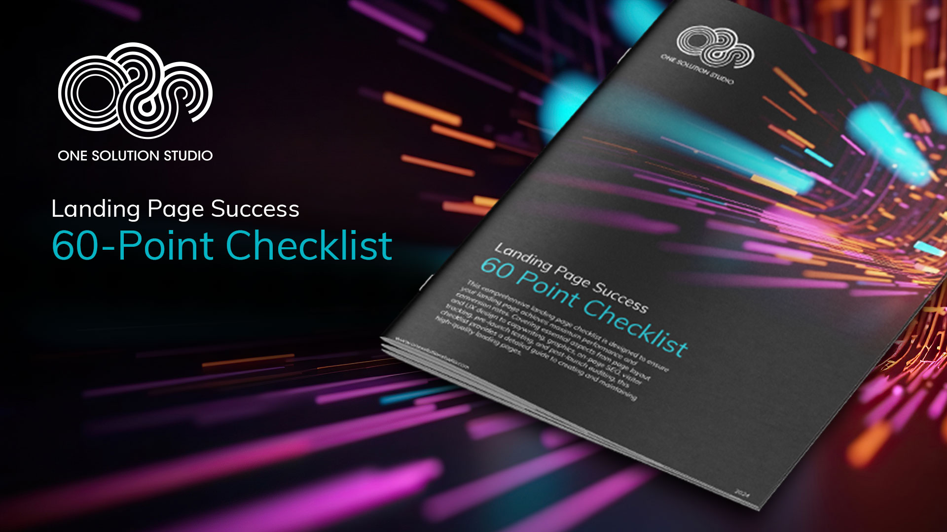 Landing Page Success 60-Point Checklist | One Solution Studio